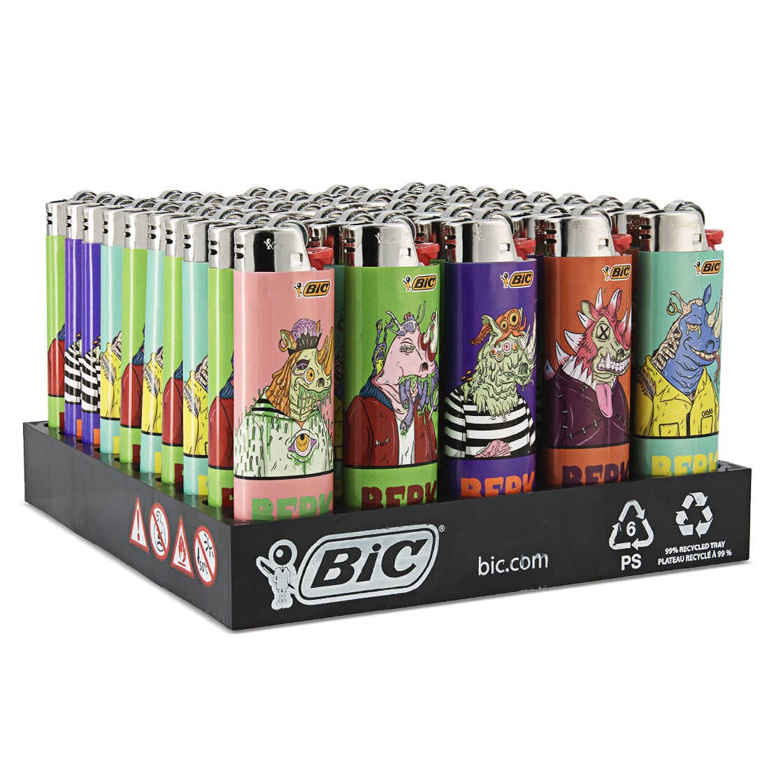 50 Briquets Bic Maxi à pierre Berk - 51,90€